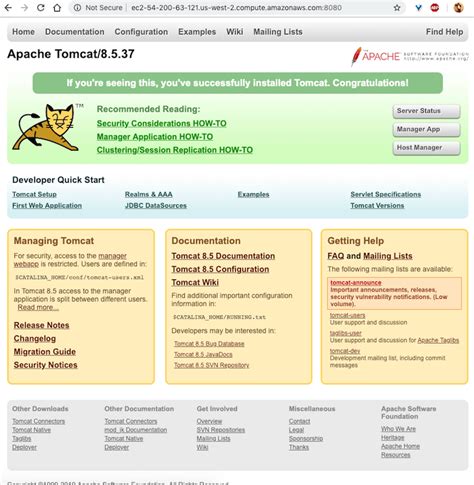 Cs122b 2019 Winter Project1 Install Tomcat On Aws Public
