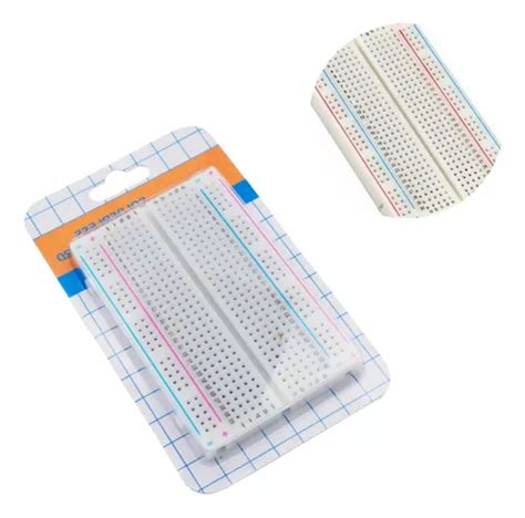 Protoboard Breadboard 400 Pontos Furos Pinos MercadoLivre