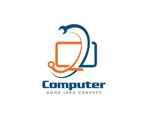 Computer Technology Logo Icon Design Vector 10665015 Vector Art At Vecteezy