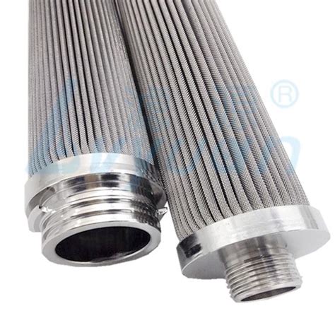 Stainless Steel Pleated Filter Cartridge With Ss316 Or Ss316l Filter Media To Filter Industrial