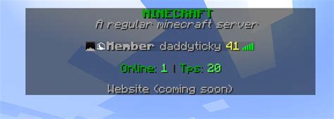 Script Custom Colorful Tablist Minecraft Controllable From Mc Commands And Discord