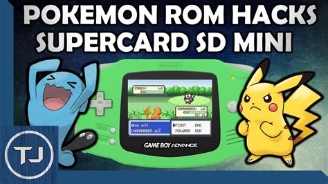 Pokemon Hacks On Gba Using Supercard Sd Mini Youtube