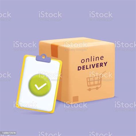3d 벡터 종이 골판지 소포 상자 및 배달 서비스 클립보드 상자에 대한 스톡 벡터 아트 및 기타 이미지 Istock