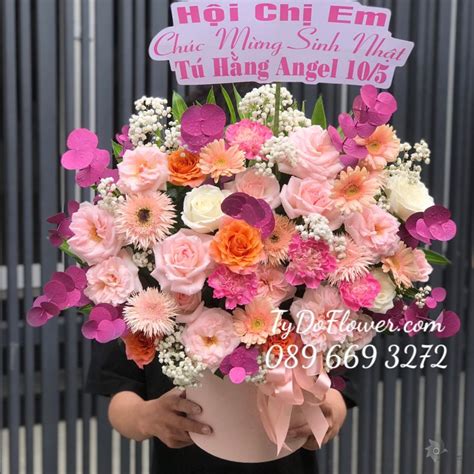 TyDo Flower Cửa hàng hoa tươi Gò Vấp G0523630 GIỎ HOA CHÚC MỪNG SINH NHẬT