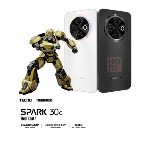 Celular Tecno Spark 30c Transformers 8 256gb Negro Dekosas