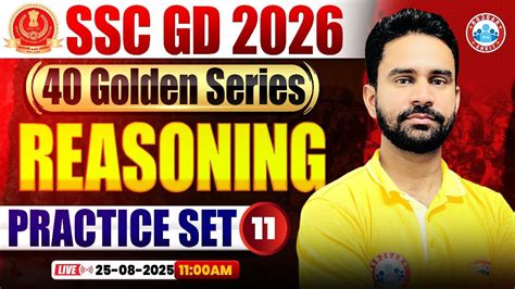 Ssc Gd Reasoning Classes 2026 Ssc Gd Reasoning Practice Set 11 Ssc