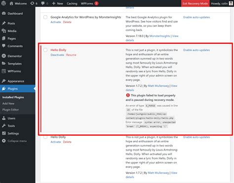 Wordpress Recovery Mode What Is It And How To Use It To Fix Your Site