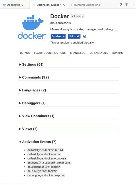 Extension Docker Is Configured As Formatter But It Cannot Format Dockerfile Files Issue