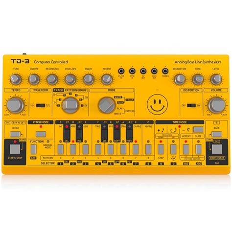 Behringer Td 3 Yellow Analog Bass Line Synthesizer Dj City