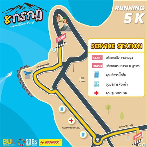 กองกิจการนิสิต ประเพณีวิ่งเขาสามมุข 8 กรกฎ 🏃🏽🏃🏽‍♀️ 🏁 เส้นทางวิ่ง และการบริการตลอดเส้นทางวิ่ง 🏁