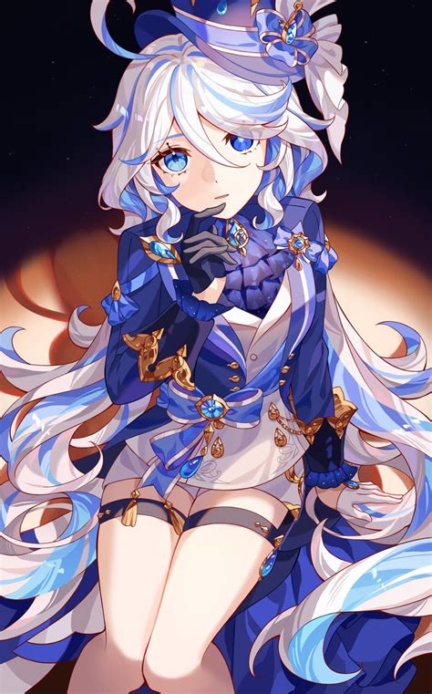 Furina Genshin Impact Drawn By Orikawaz Danbooru