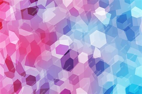 Premium Vector Abstract Gradient Hexagon Polygon Background Vector Illustration