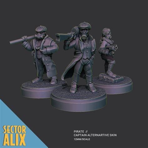 3d Printable Sector Alix Docker Clan Captain Skin By Bishok