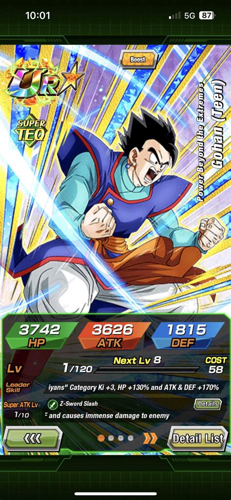 Why Does My Gohan Never Guard R Dokkanbattlereddit