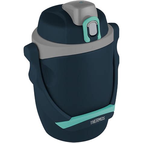 Thermos 64 Oz Foam Insulated Flip Up Lid Hydration Water Bottle W Ca