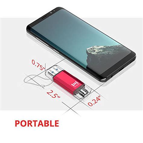 GetUSCart MOSDART 16GB Type C Dual Flash Drive USB A 3 0 USB C3 0 High Speed For USB C