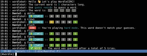Github Darmiel Wordle Irc Play Wordle On Your Irc Server Wip
