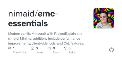 GitHub Nimaid Emc Essentials Modern Vanilla Minecraft With ProjectE Plain And Simple