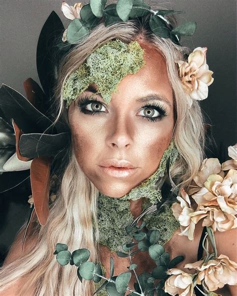 DIY Mother Nature Makeup | Mother nature costume, Mother nature costume ...