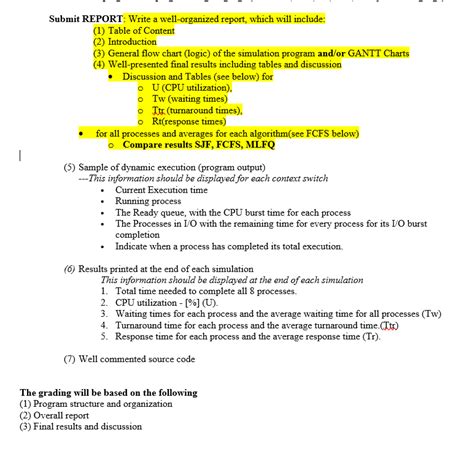 Implement The Following 3 Cpu Scheduling Algorithms