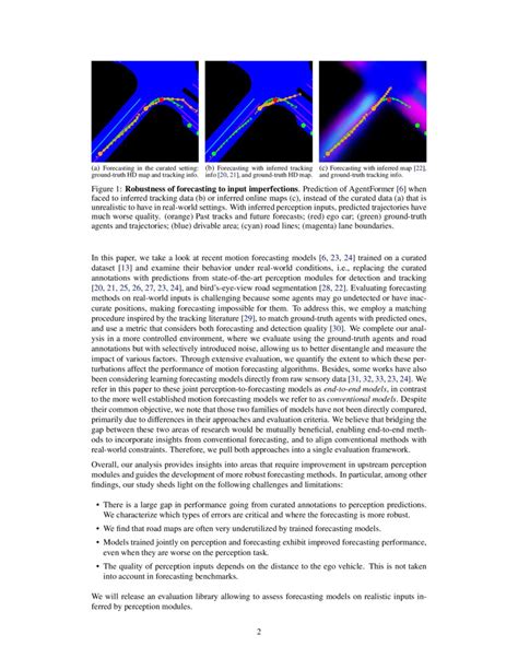 Challenges Of Using Real World Sensory Inputs For Motion Forecasting In Autonomous Driving Deepai