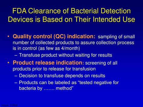 Ppt Rapid Tests For Detection Of Bacterial Contamination Of Platelets For Transfusion Bpac