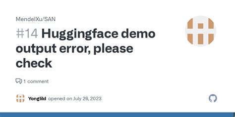 Huggingface Demo Output Error Please Check Issue MendelXu SAN GitHub