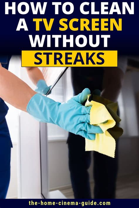 How To Clean A TV Screen Without Streaks Clean Tv Screen Cleaning Screens Clean Flat Screen Tv