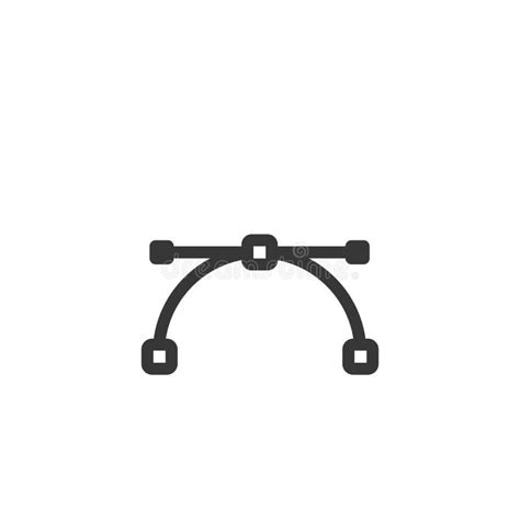 Anchor Point Symbol Sign Vector Illustration Isolate On White Background Label Eps10 Stock