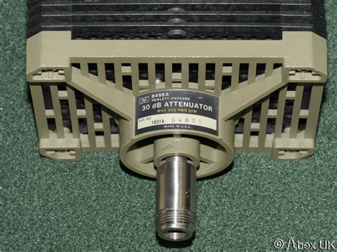 Hp Agilent 8498a 25 Watt 30db 18ghz Type N Attenuator