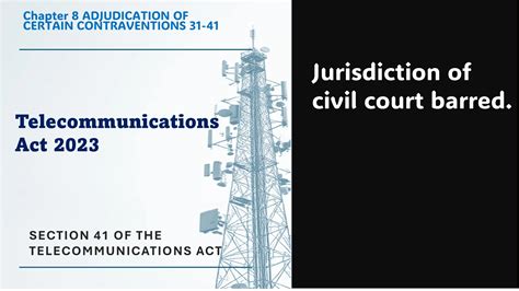Section 41 Of The Telecommunications Act