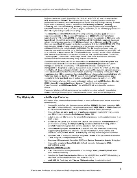 Ibm System X3850 M2 X3950 M2