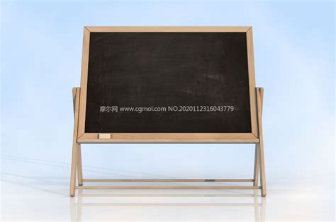 小黑板 教室黑板 儿童画板3D模型 现代场景模型下载 摩尔网CGMOL