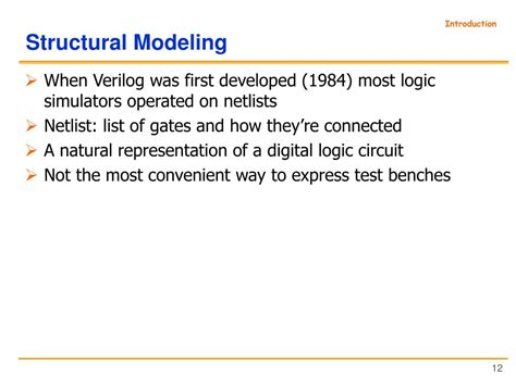 Ppt Cpe 626 The Verilog Language Powerpoint Presentation Free
