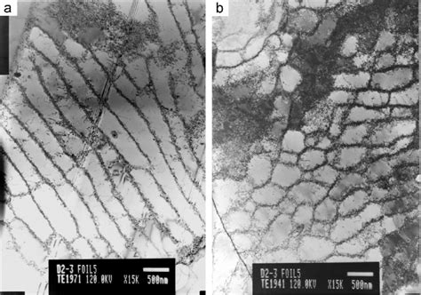 Dislocation Substructure Of 08ch218n10t Steel With Cuf ¼ 70 Tem Download Scientific Diagram