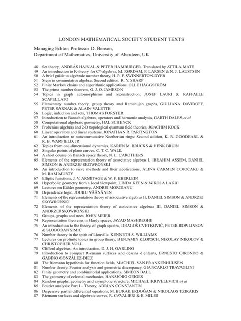 Riemann Surfaces And Algebraic Curves A First Course In Hurwitz Theory Renzo Cavalieri Eric