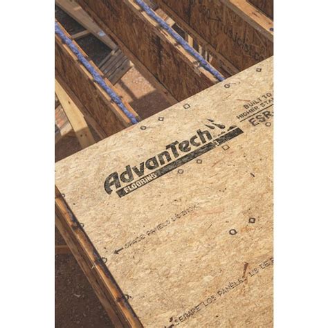 Advantech 23 32 In X 4 Ft X 8 Ft Tandg Osb Underlayment Panel 1012405 The Home Depot