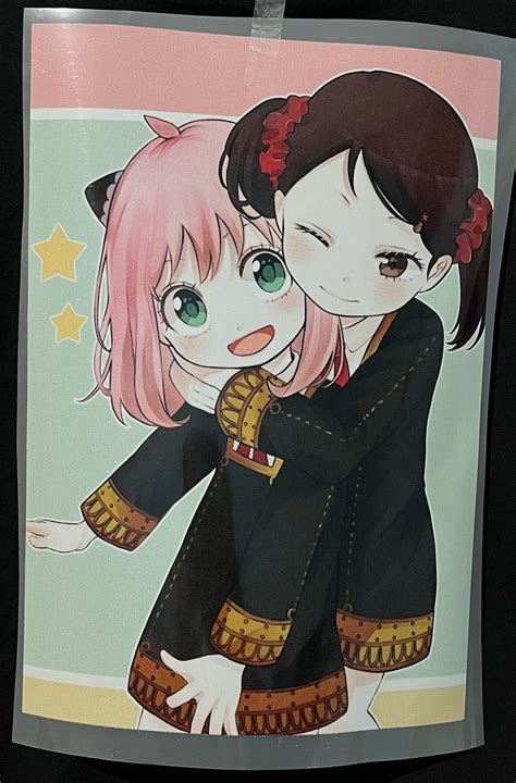 Sablon Anime Anya And Teman Praktis Tinggal Setrika Dirumah Lazada Indonesia