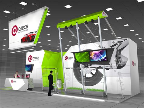 Qtech Exhibition Stand On Behance