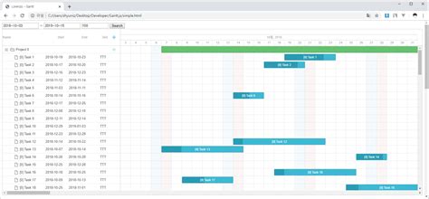 Github Shyuni U Gantt Js Gantt Chart Used Vanillajs