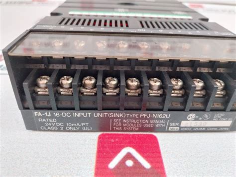 Idec Pfj T081u 8 Relay Output Unit With Pfj N162u 16 Dc Input Unit Aeliya Marine