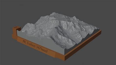 Mount Torbert 3d Model 3d Printable Cgtrader