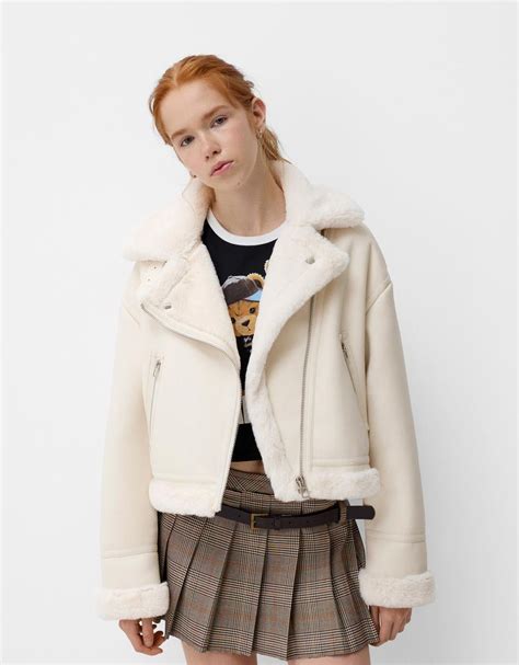 Bajkerska Jakna Sa Dva Lica Bsk Teen Bershka