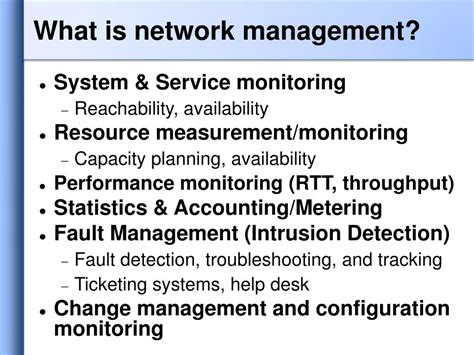 PPT Introduction To Networking Monitoring And Management PowerPoint Presentation ID