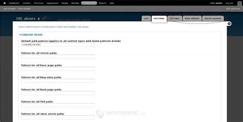 Hostknox Drupal Clean Urls And Url Aliases Tutorial