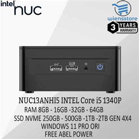 Jual Mini Pc Intel Nuc I Gen Fullset Win Ram Ssd Intel Nuc Anhi Di Seller Wiensstore