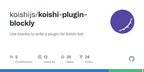 Github Koishijskoishi Plugin Blockly Use Blockly To Write A Plugin For Koishi Bot