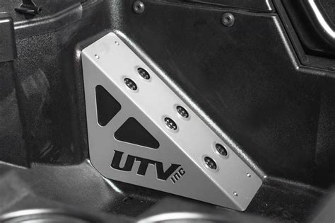 Polaris Rzr Dead Pedal And Foot Rest Cover Set By Utv Inc