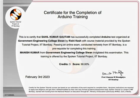 Sahil Kumar Gautam On Linkedin Spoken Tutorial Bihar Engineering