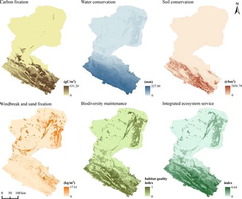 Spatial Pattern Of Ecosystem Services In Hrb Download Scientific Diagram